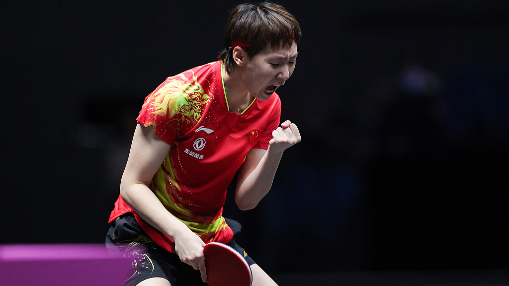 Wang Manyu vence a Meshref por 3-2 en la primera ronda - CGTN en Español