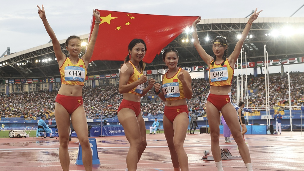 Juegos Mundiales Universitarios: China se impone en los relevos 4x100 femenino y masculino ...