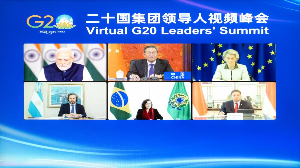 Premier chino asiste a la Cumbre Virtual de Líderes del G20 - CGTN en Español