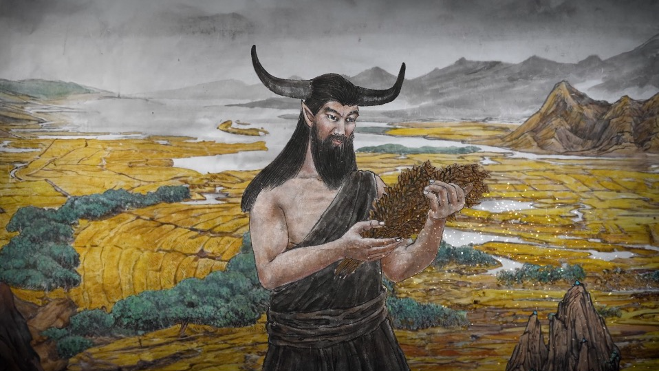 La Mitología China en la Pintura: La Leyenda de Shen Nong - CGTN en Español