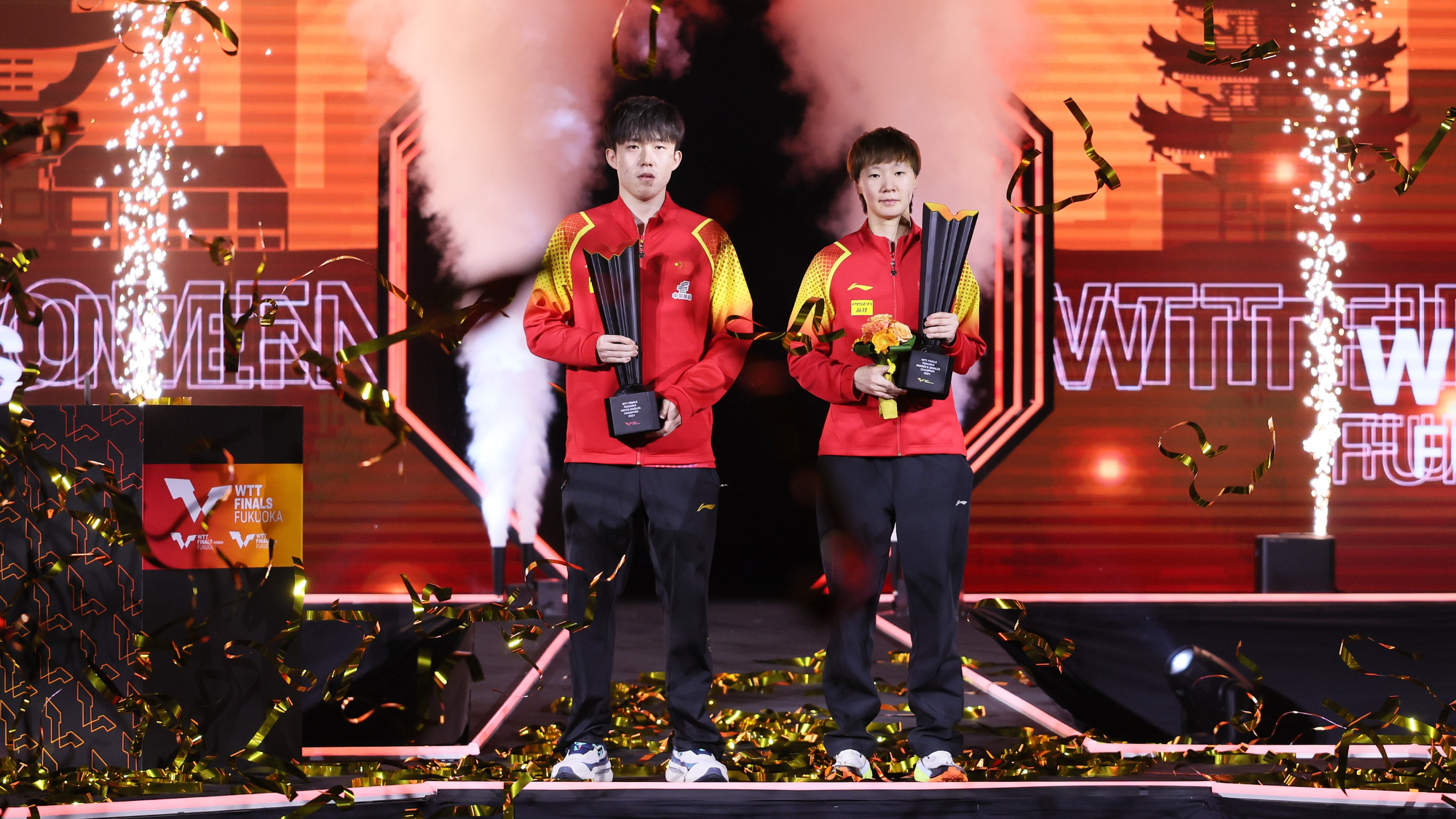 Deportistas chinos ganan los dos títulos individuales de la final del WTT 2024 - CGTN en Español